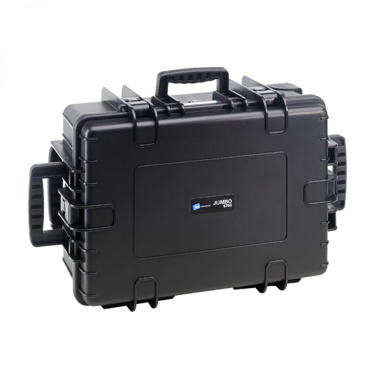B&W JUMBO 6700 Robust Tool Case with Pockets (Black) - 117.19/P - Protechnic Ltd