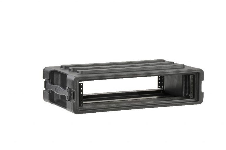 SKB 2U Roto Molded Shallow Rack Case