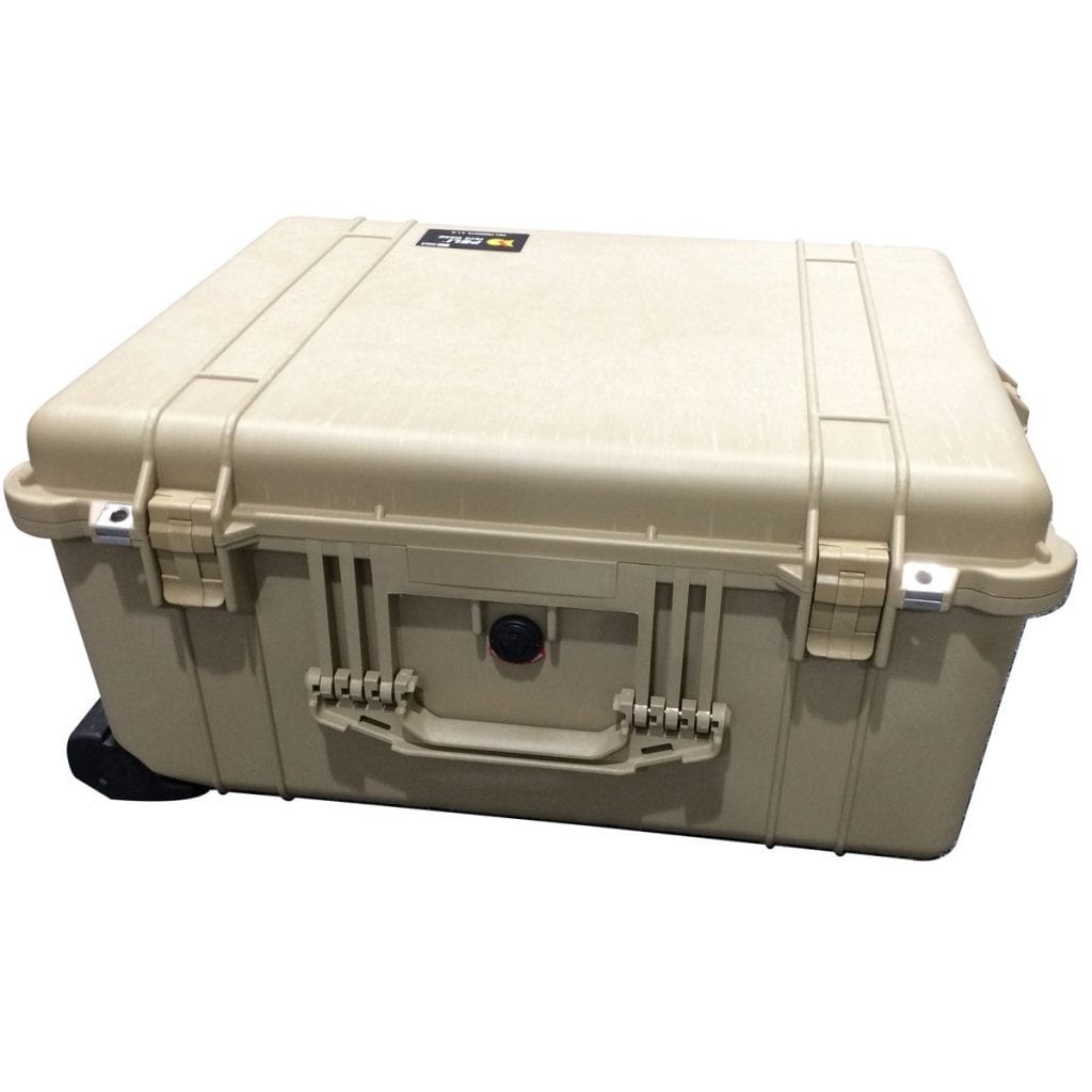 Peli 1610 Protector Case - Black / Tan - 1610-001-110 - Cases2GO