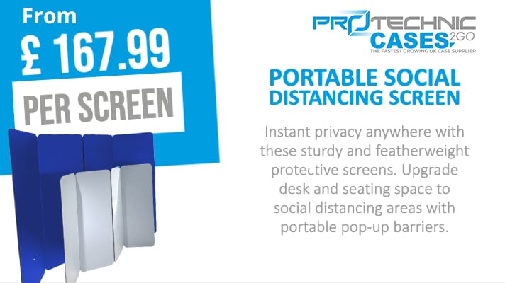 Buy Protechnic's NEW Portable Social Distancing Screens | Protechnic Ltd