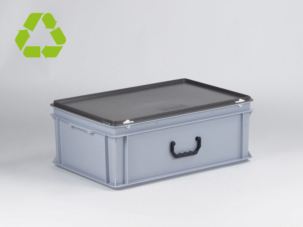 Stackable plastic case, 600x400x235 mm, 40L | Protechnic Ltd