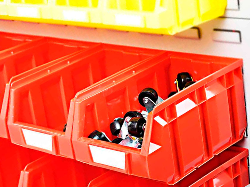 Stackable warehouse bin 30,0 liter, grey | Protechnic Ltd